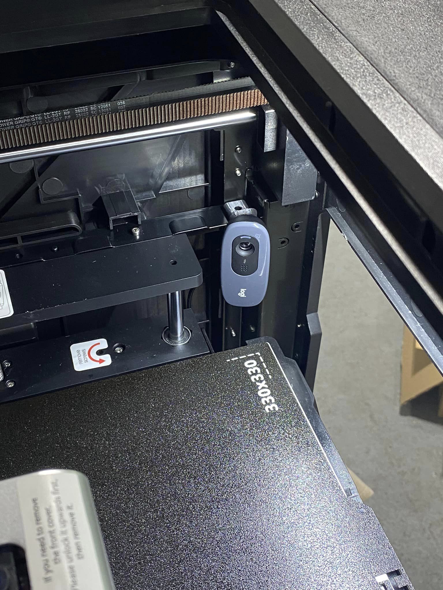 Qidi xmax 3 logitech C270 webcam bracket by iPod | Download free STL ...