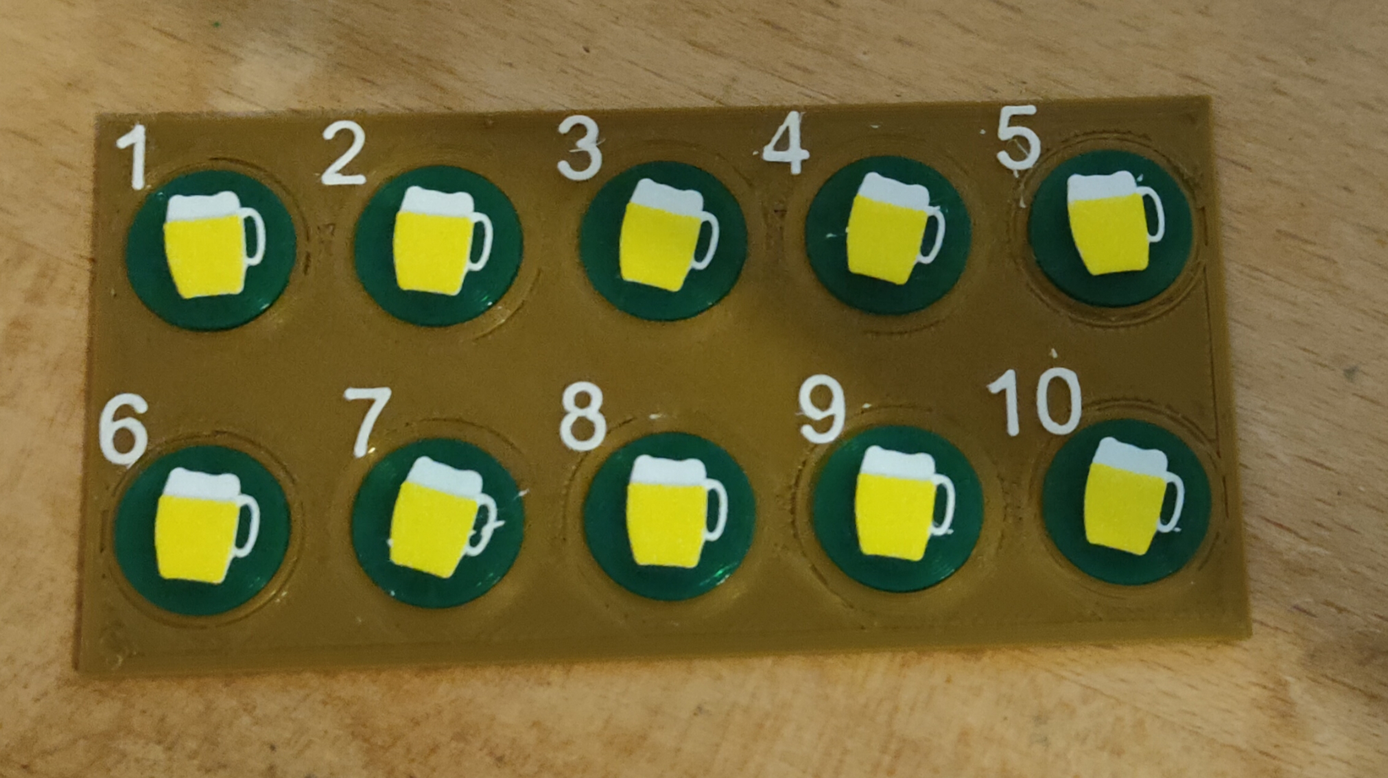 Drinked Beers counter by marek | Download free STL model | Printables.com