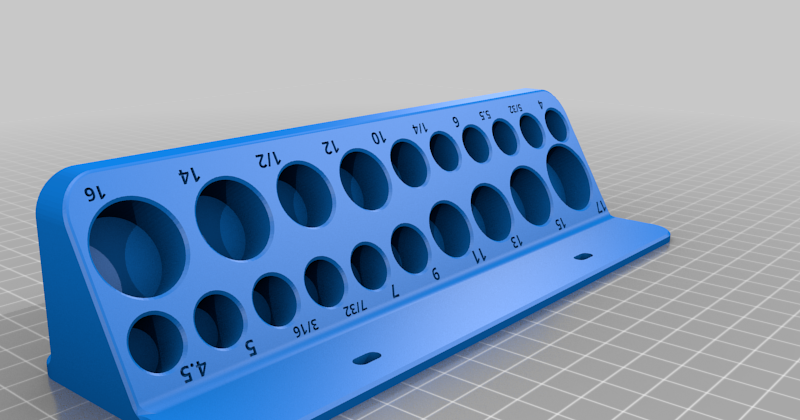 Wall Tool Holder Hex Bit Sockets Tweezers ... by prouting | Download ...