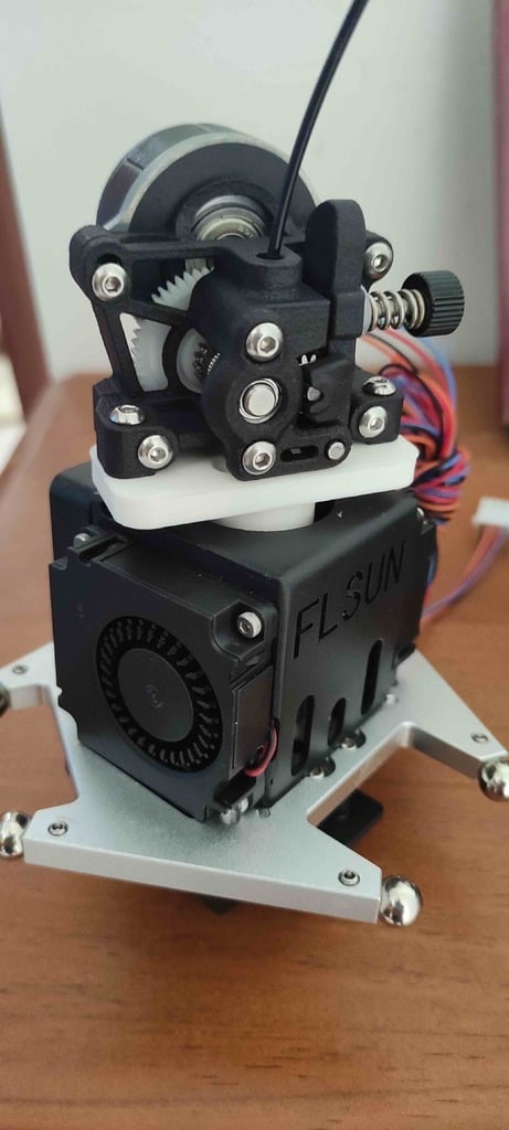 FLSUN SR and Q5 Sherpa mini extruder Adapter by prouting | Download ...
