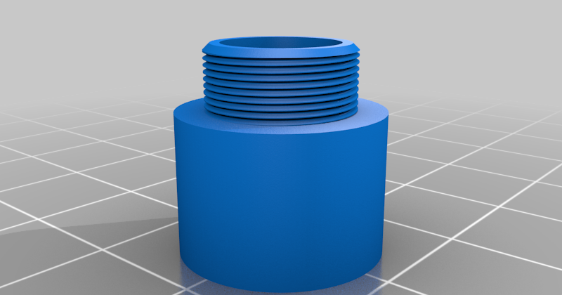 Adapter M12 lens for Macro by prouting | Download free STL model ...