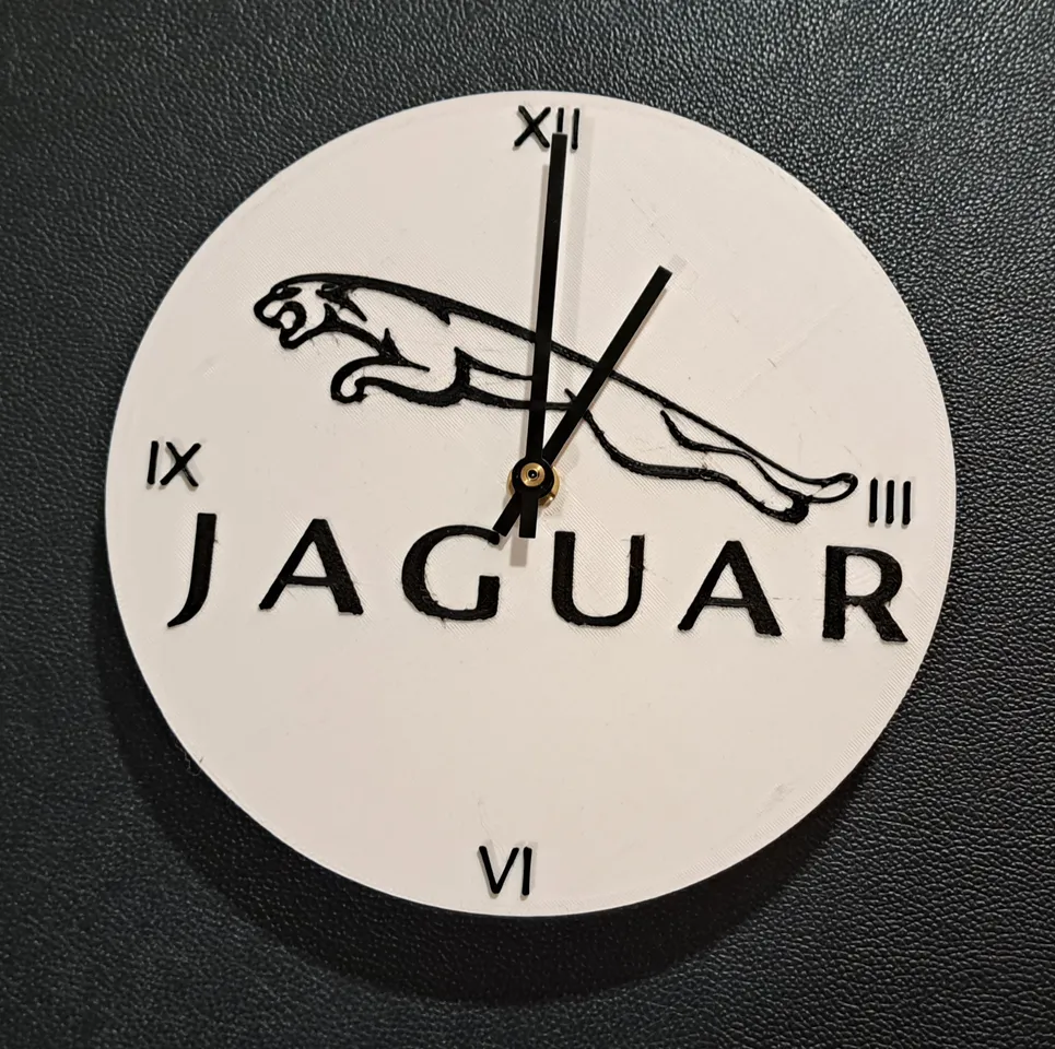 jaguar clock by Printer | Download free STL model | Printables.com
