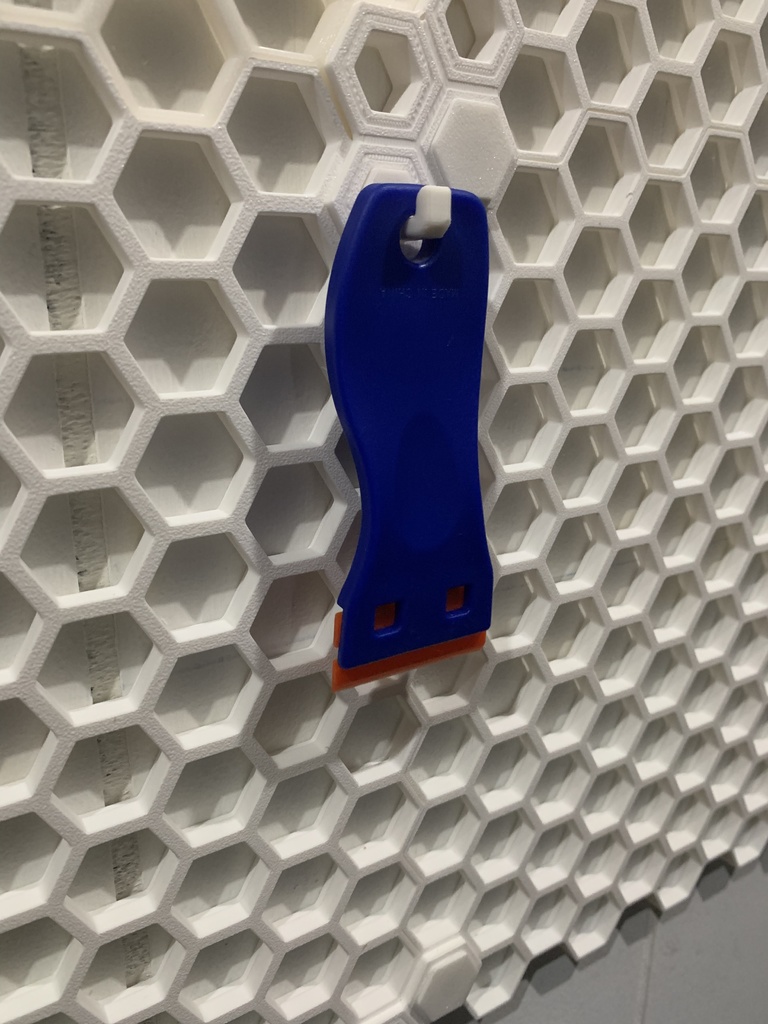 Small Hook for HSW (honeycomb storage wall) by BRE3DLOVE | Download free STL model | Printables.com