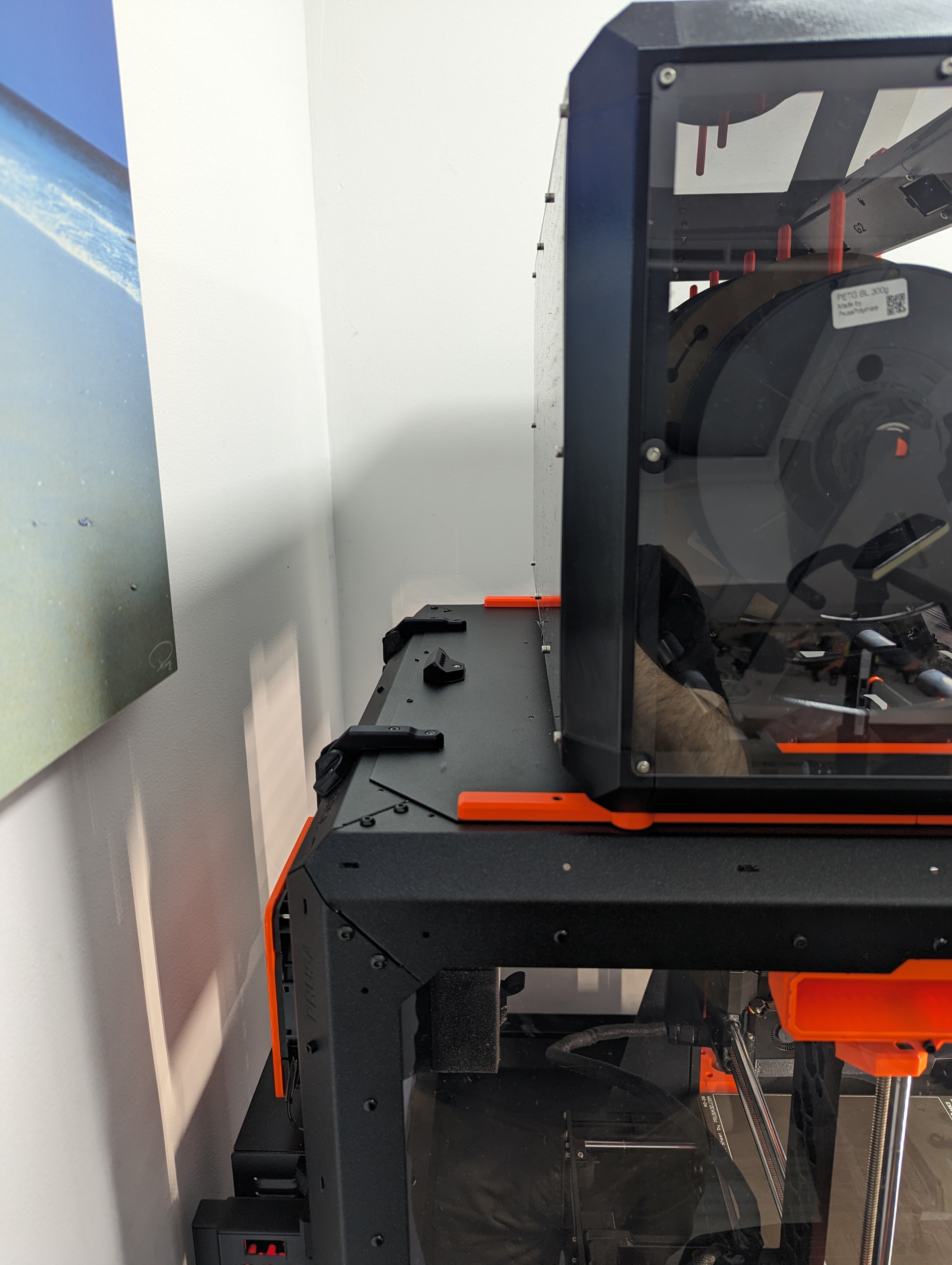 Guide Ptfe MMU top on prusa enclosure por Sanka | Descargar modelo STL ...