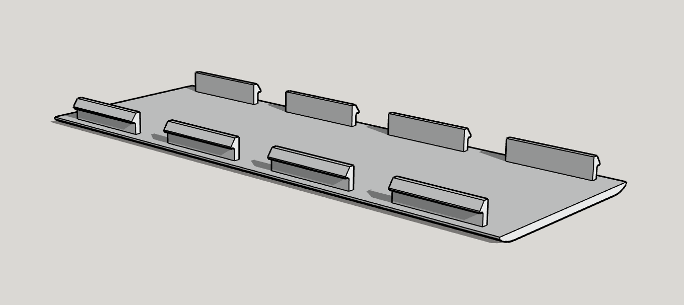 Din Rail Cover / Tapa caja carril din by FerelArg | Download free STL ...
