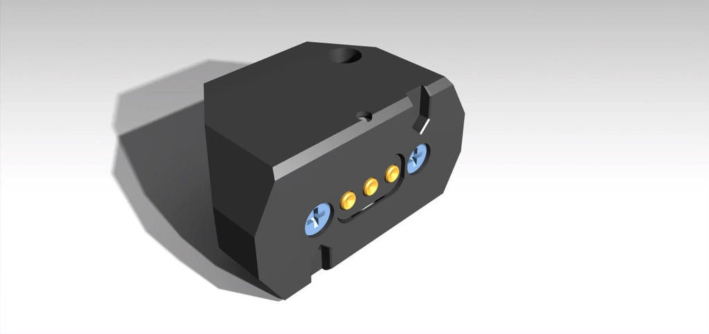 Magnetic connector for a 3 pins spring loaded pogo by Adjuro | Download ...