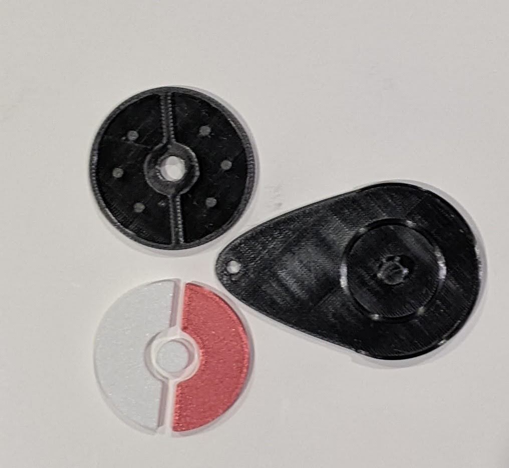 Pokeball fidget spinner bag tag by vulcan | Download free STL model ...