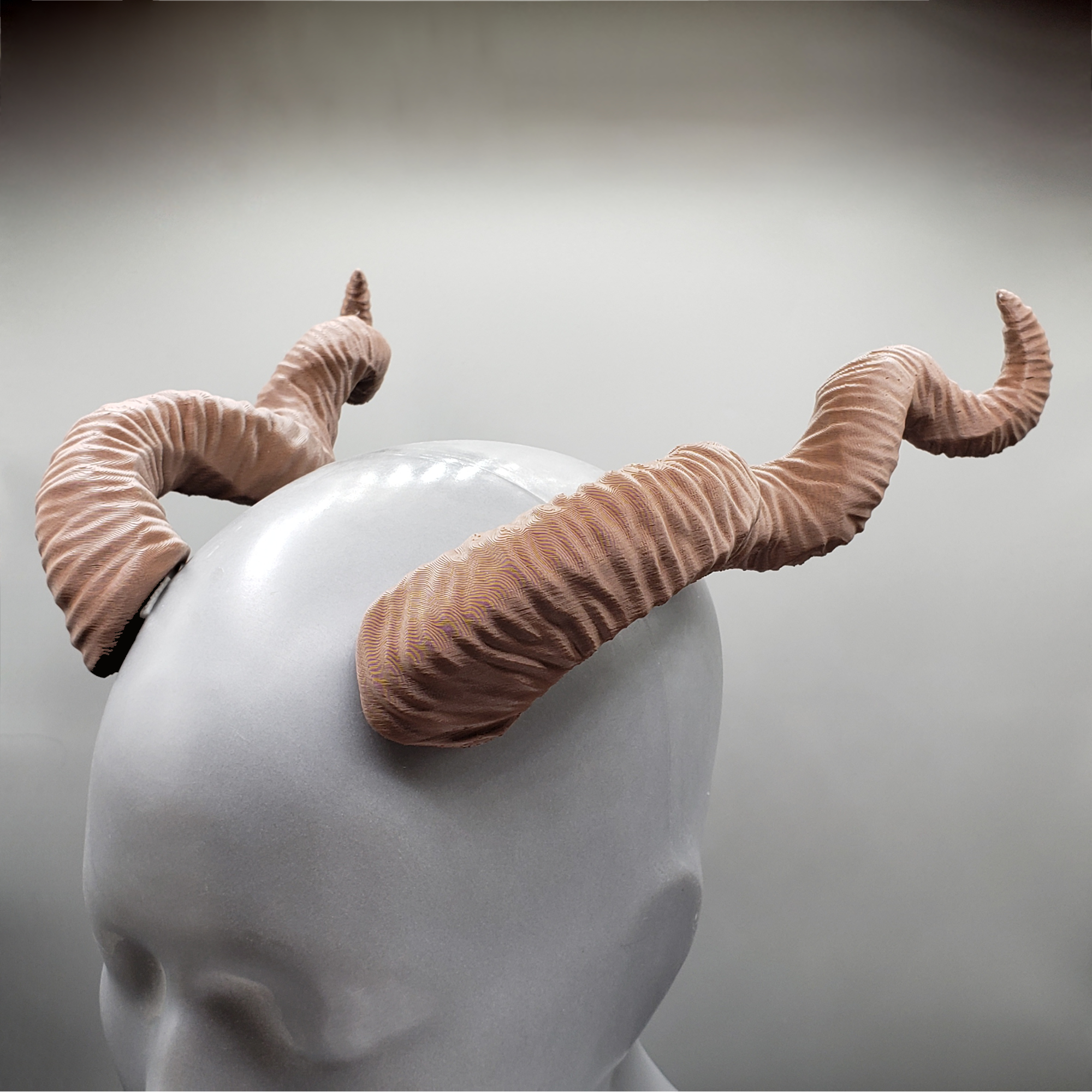 Ashley | Long, Twisted Horns by Shadowfall Workshop | Printables Store