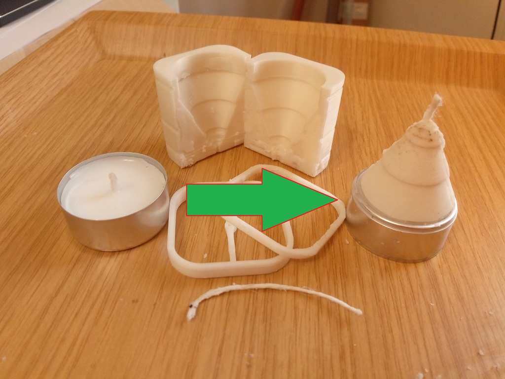 Tree candle (mold) by VieWoy | Download free STL model | Printables.com