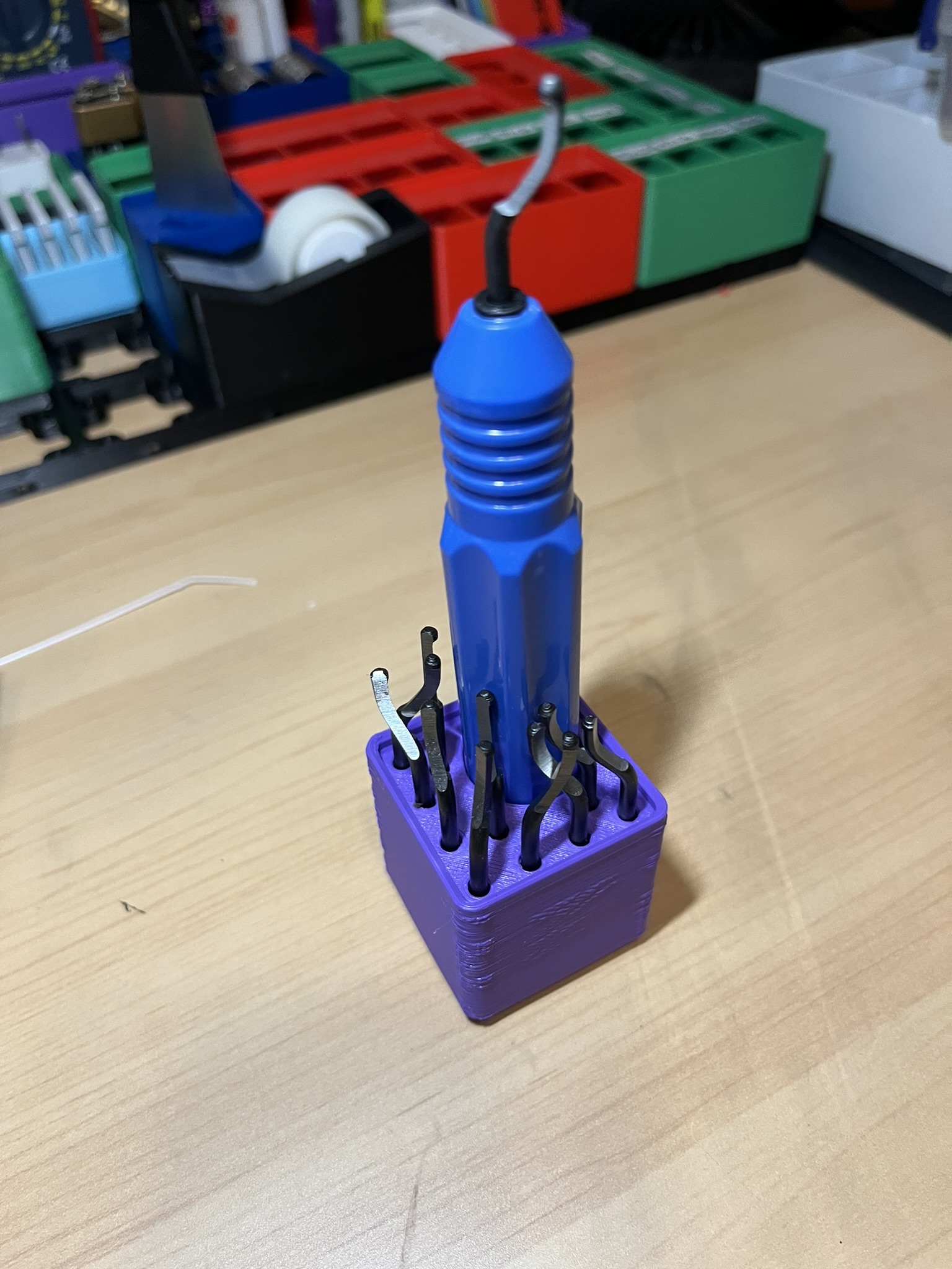 Wider Gridfinity Deburring Tool Holder (1x1x6) by DarkBrave | Download free STL model ...