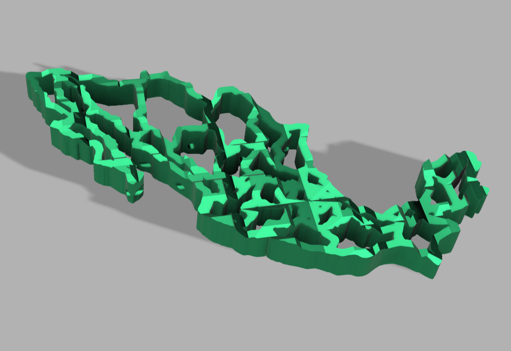Mexico Map by azskalt | Download free STL model | Printables.com
