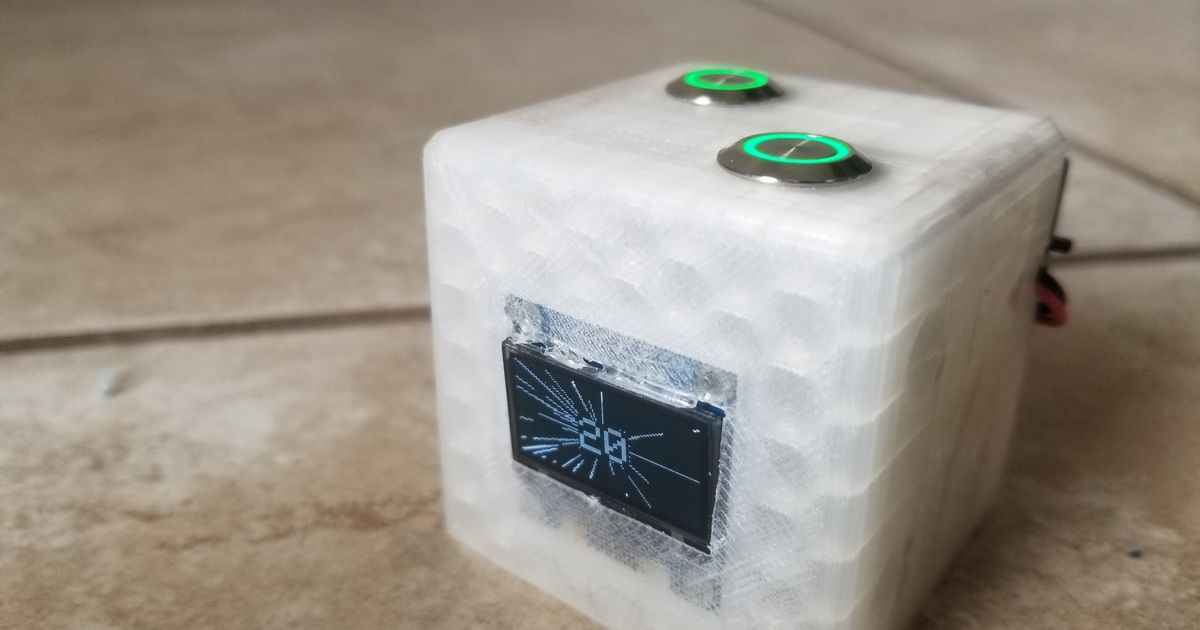 Electronic Dice with 8 Ball function by 3D Printing Professor ...