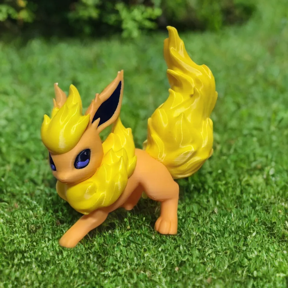 Flareon - Pokemon - Multicolor by Deltree3D | Download free STL model ...