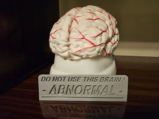 ABNORMAL writing by DaniM | Download free STL model | Printables.com