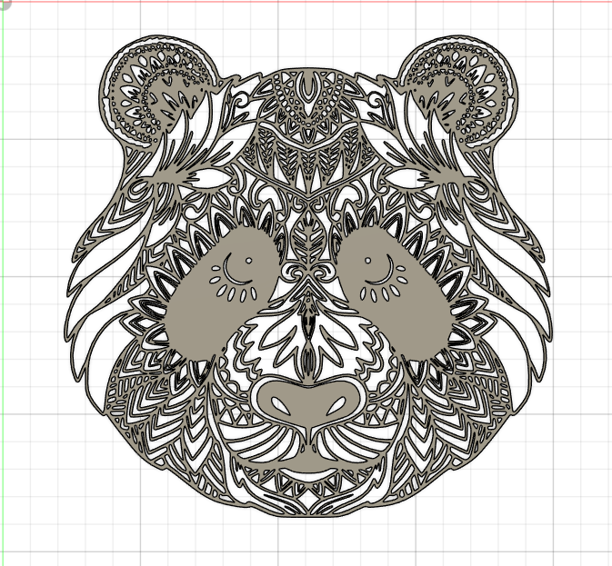 Panda Mandala by Arc Studio | Download free STL model | Printables.com