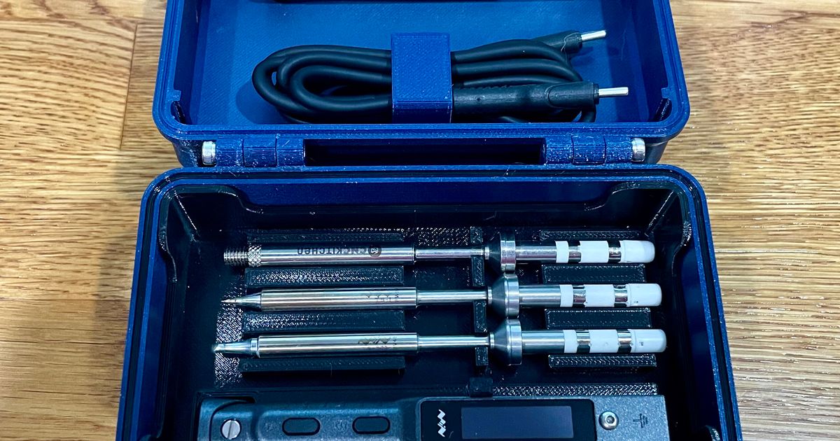 TS-101 Soldering Iron Case by Brewsparks | Download free STL model ...
