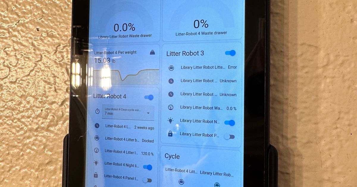 Kindle Fire 7" Vertical Wall mount by JellyTitan | Download free STL model | Printables.com