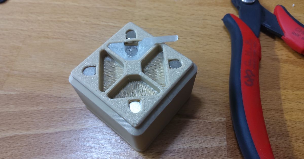 Pred's Gridfinity Bin with Improved Magnet Pockets by GrumpyTanker | Download free STL model ...