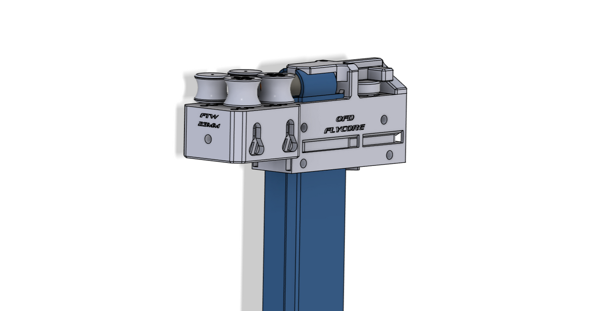 Dual Stage Micro Flywheel Flycore by tw 300 | Download free STL model ...