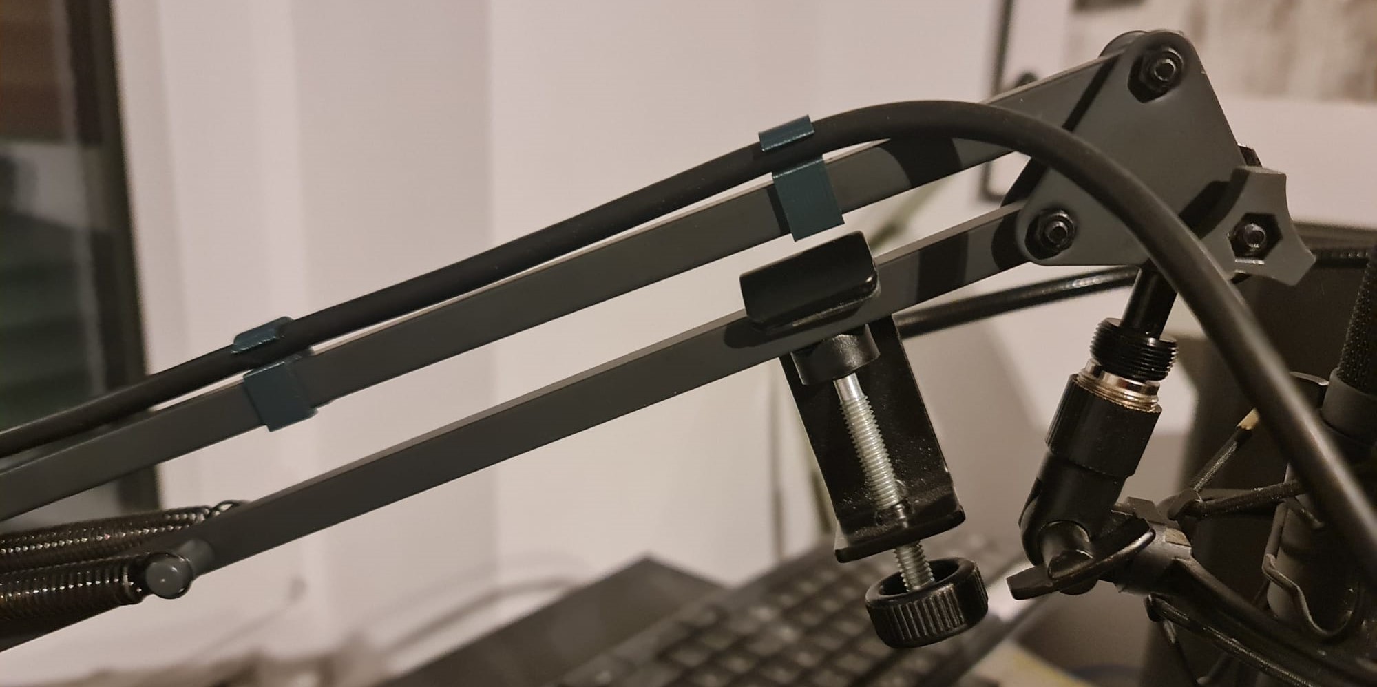 Cable Clip Ikea microphone arm LANESPELARE by chavotronic | Download ...