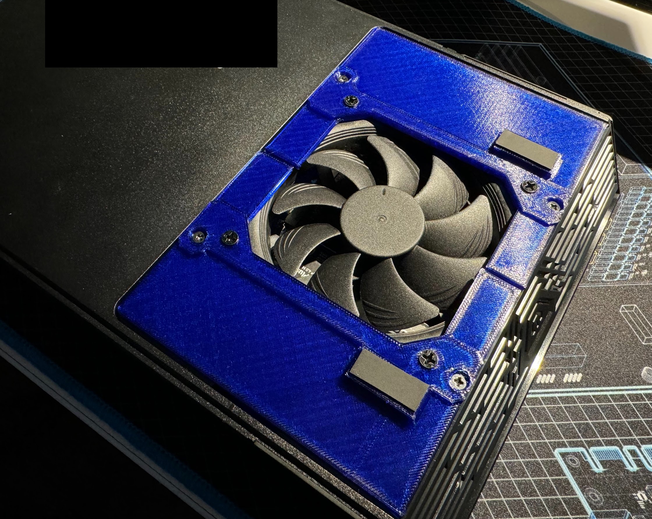 92mm fan mount for Asustor Flashstor by shadowwyvern | Download free ...