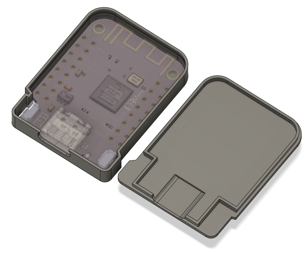 Fast Print Esp32 Wemos S2 Mini Case With Buttons By So Meone Download
