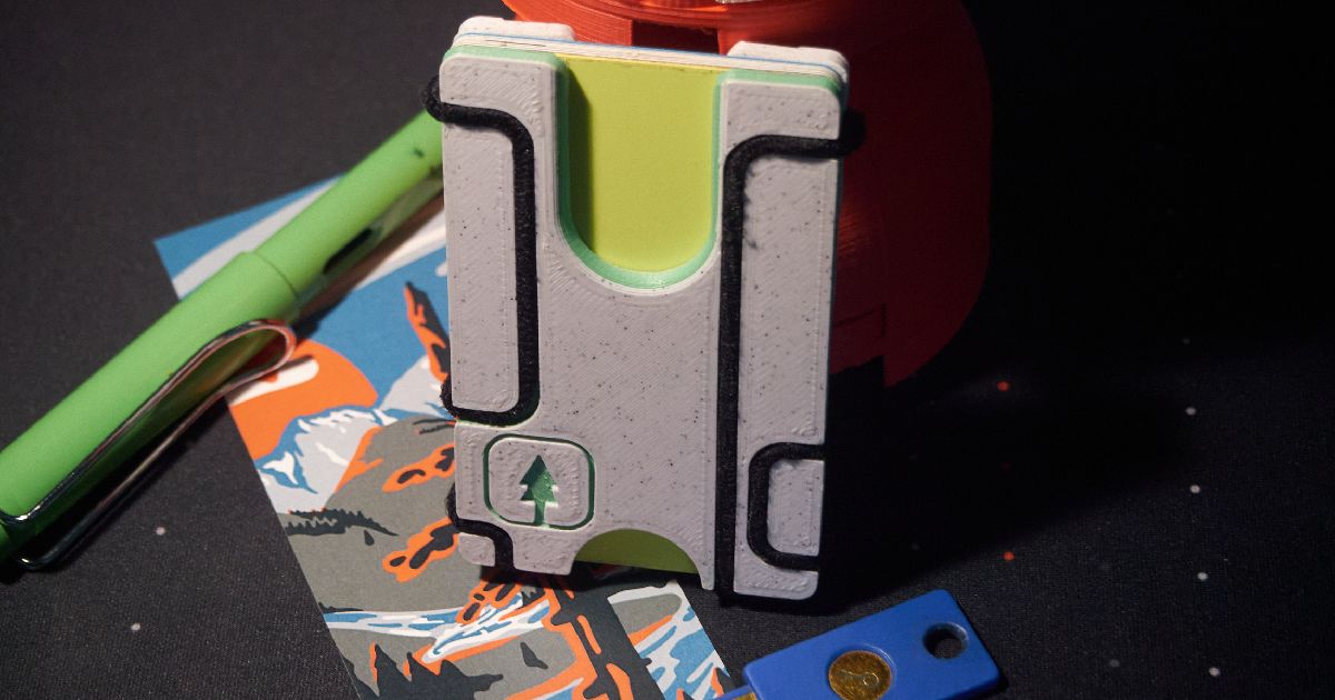 TopLoader Wallet / Hair Tie Wallet by lukasmwerner | Download free STL ...