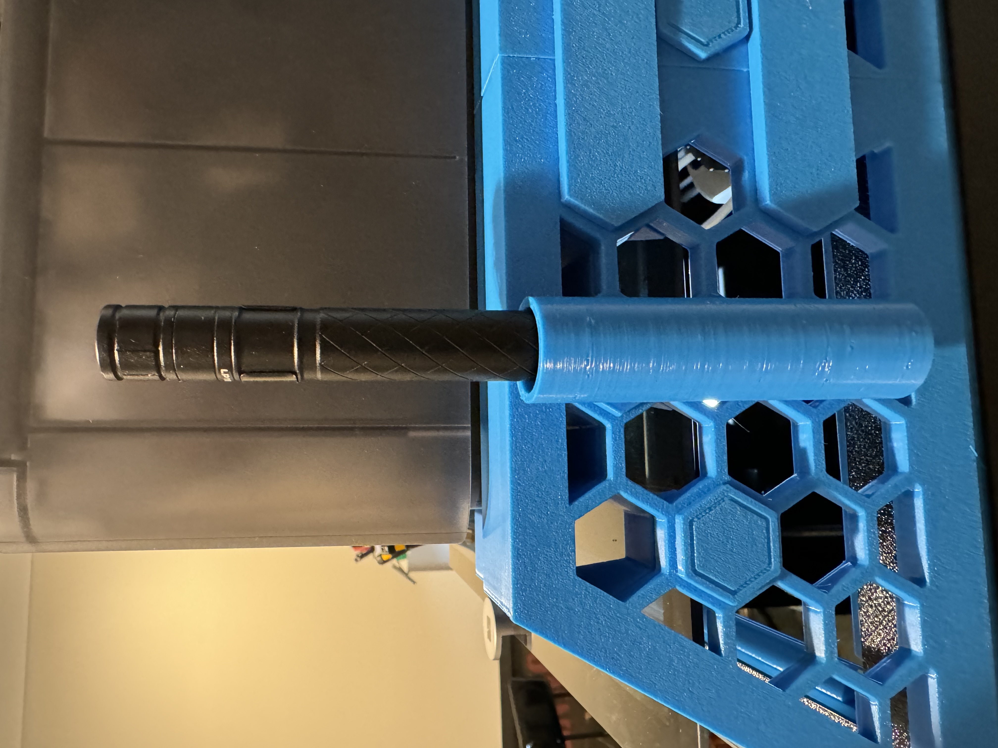 X3D-V3 AMS Riser Flashlight Holder by user107 | Download free STL model ...
