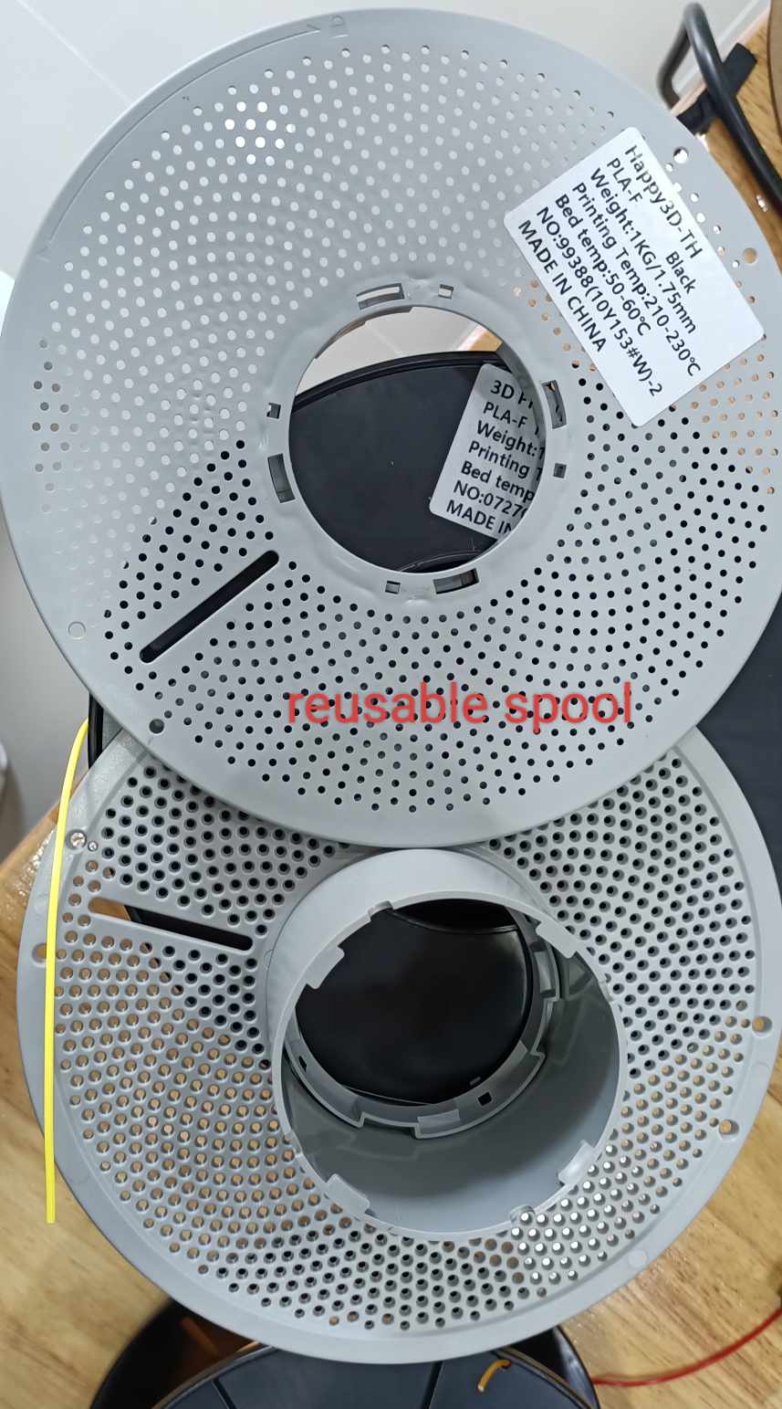 Happy3d Grey reusable spool insert by happy3dth | Download free STL ...