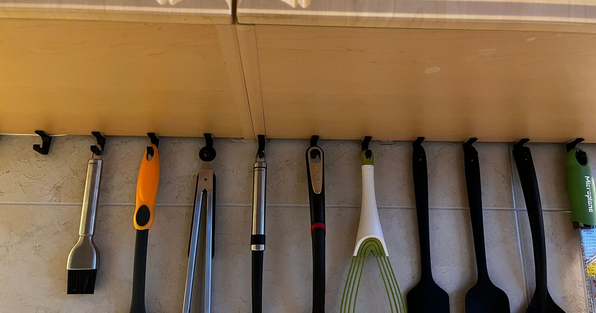 Utensil Hooks by Grégory Bataille | Download free STL model ...