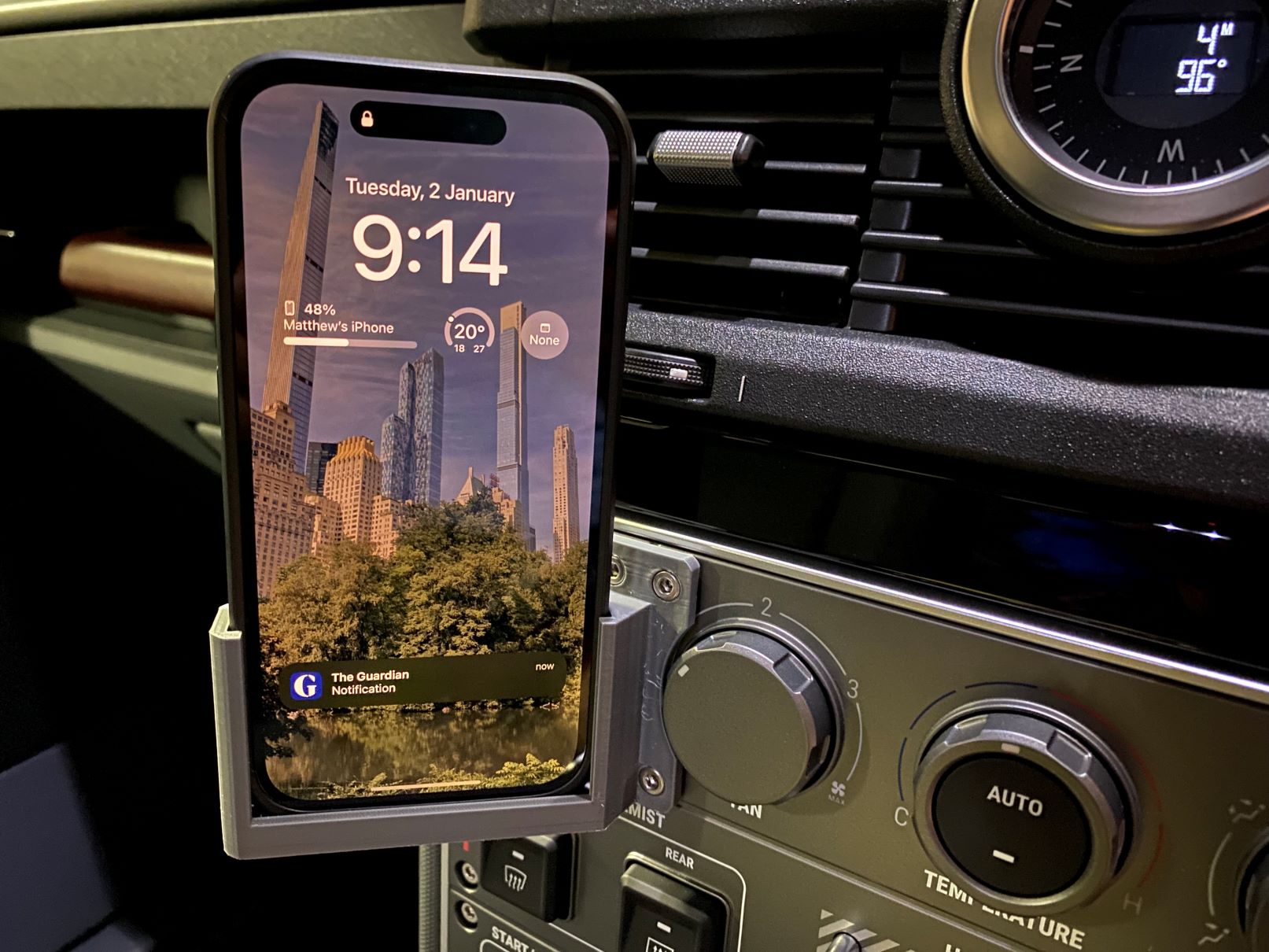 Phone Holder for Ineos Grenadier by Shopkeep | Download free STL model ...