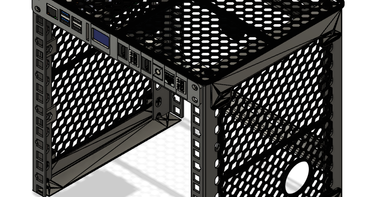 10" Rack Raspberry Pi5 Shelf by Gianluca Bigagli | Download free STL ...