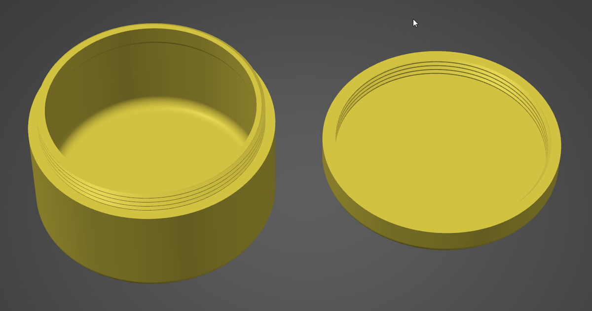 box with thread by rc design | Download free STL model | Printables.com