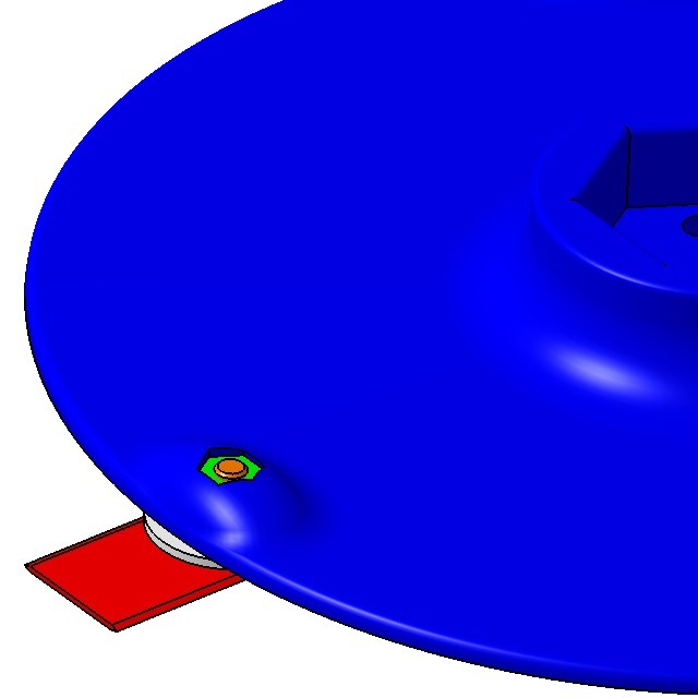 Blade Disc Replacement for Yardforce Robotic Mower by tr8 | Download ...
