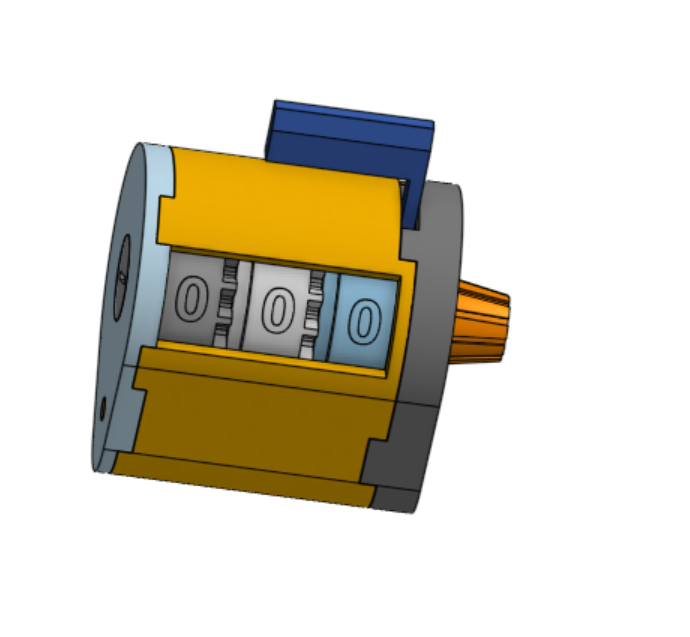 Fully 3D Printed Tally Counter by 3DWolf | Download free STL model ...