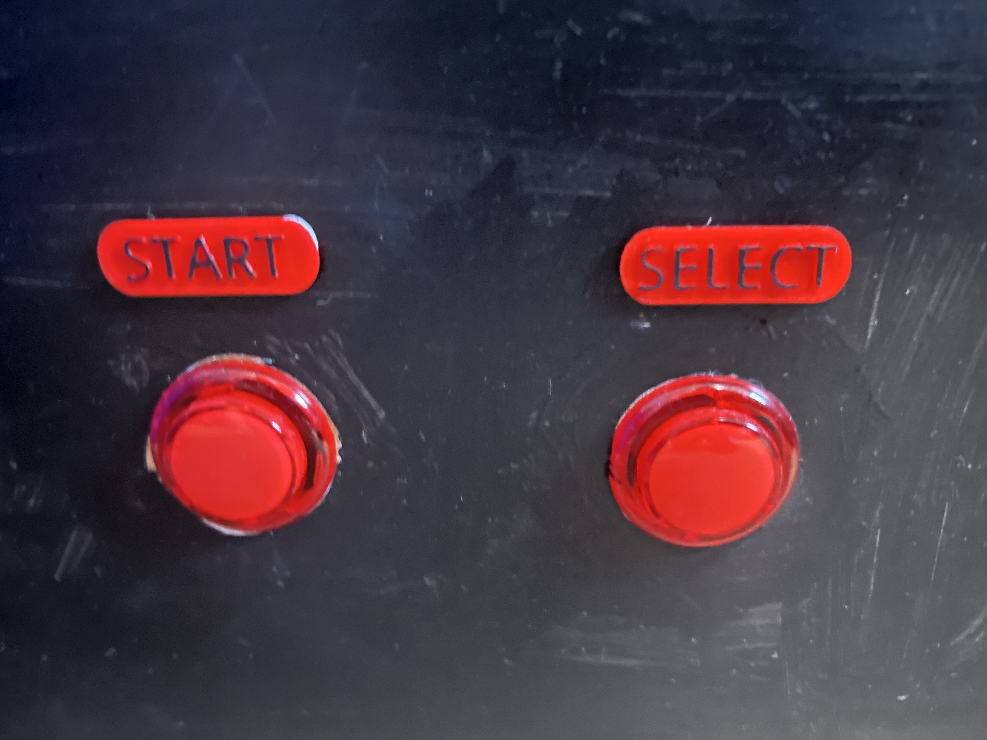 Start and Select labels by Karl | Download free STL model | Printables.com