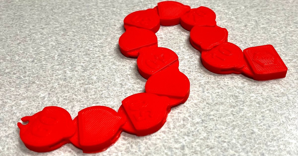 Articulating Range Ruler for 1 Inch Grid Battle Mat by Trevor Riedemann ...