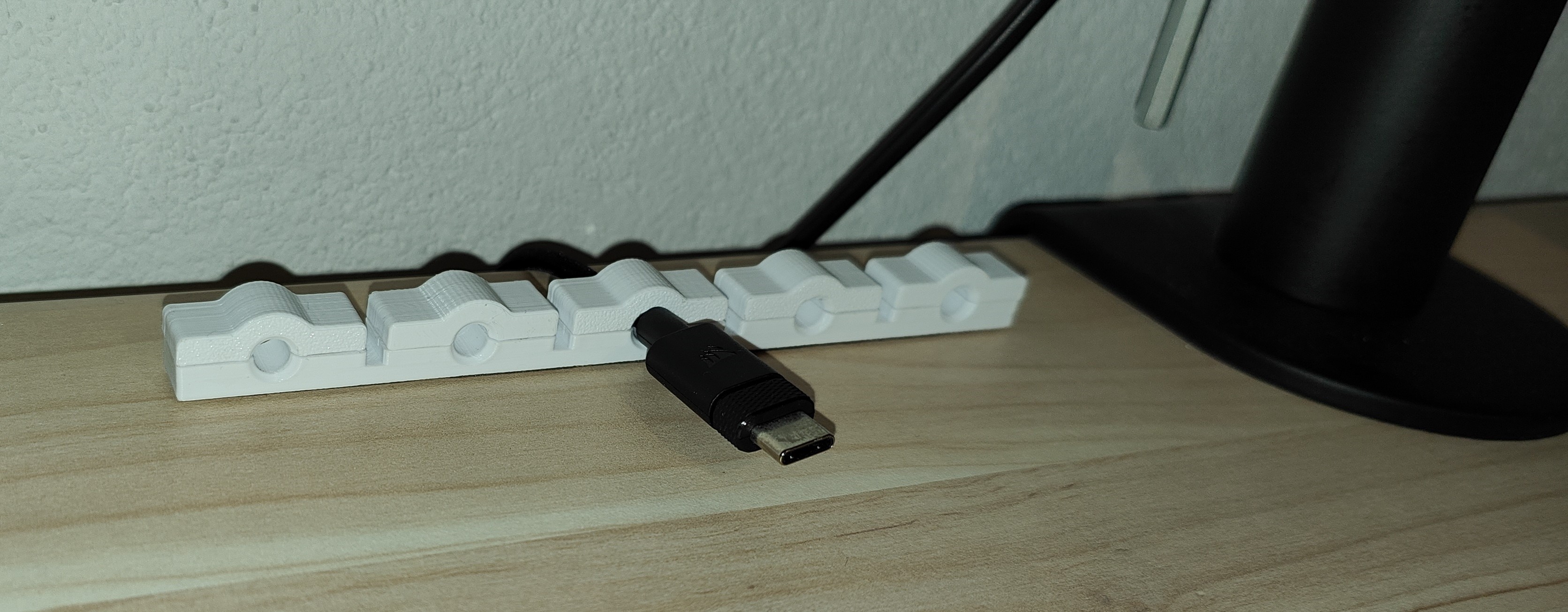 Cable Organizer Desk by Mathias | Download free STL model | Printables.com