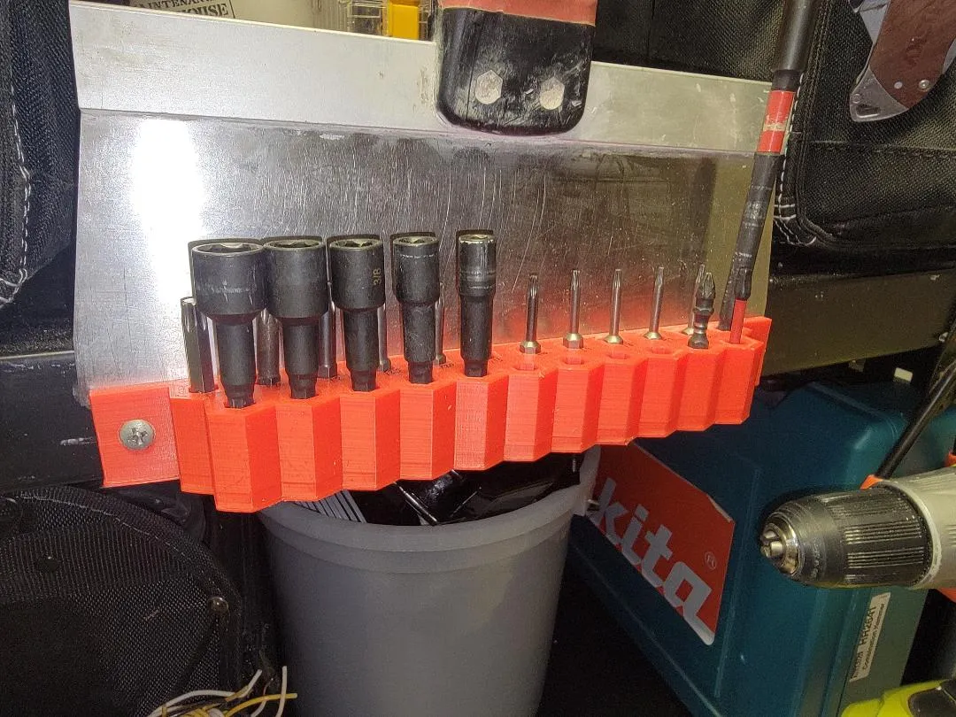 nut driver bit holders by john | Download free STL model | Printables.com