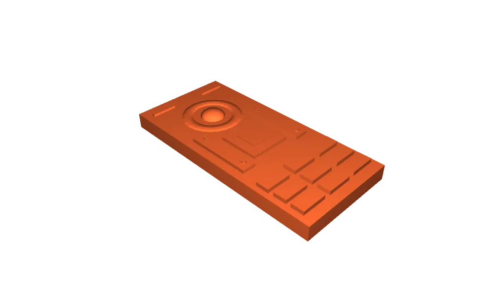 Tiny Dollhouse TV Remote by dillydally | Download free STL model ...