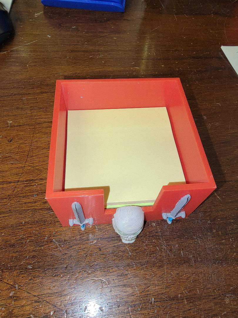 post it not holder by john | Download free STL model | Printables.com