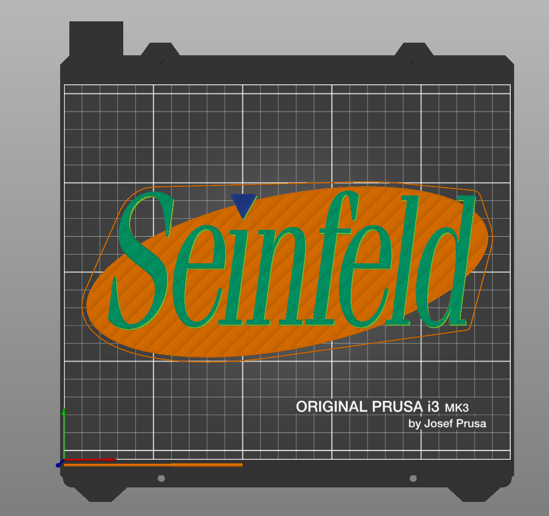 Seinfeld Logo by disembarkedone | Download free STL model | Printables.com