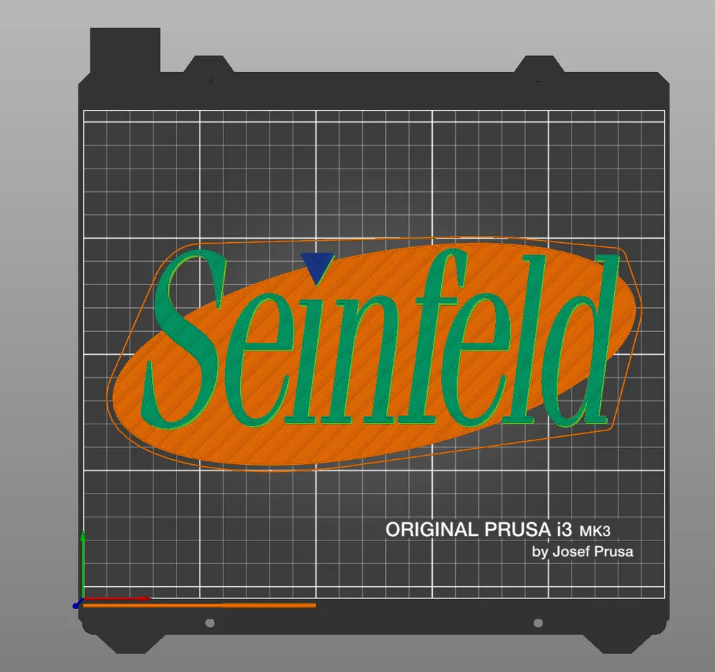 Seinfeld Logo by disembarkedone | Download free STL model | Printables.com