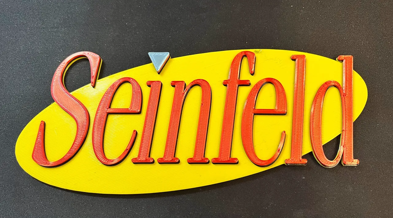 Seinfeld Logo by disembarkedone | Download free STL model | Printables.com
