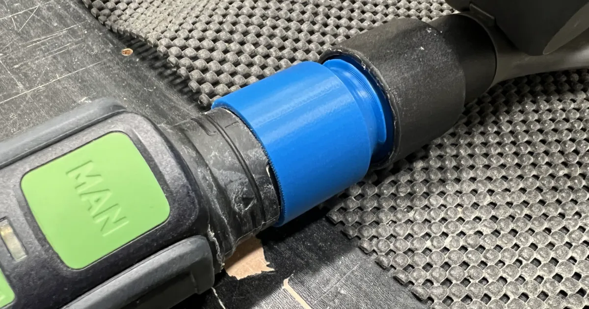 3M Xtract Random Orbital Sander Festool CLEANTEC hose adapter by RajenK ...