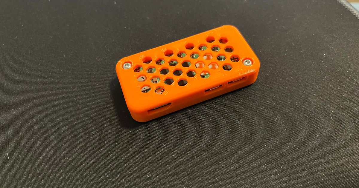 Raspberry PI Zero 2W Enclosure by drewdz | Download free STL model ...