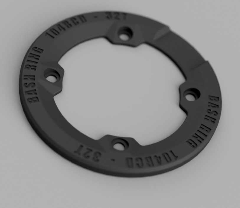 MTB BASH RING / CHAIN GUARD 104BCD 32-34T & 36T by TJDesign | Download free STL model ...