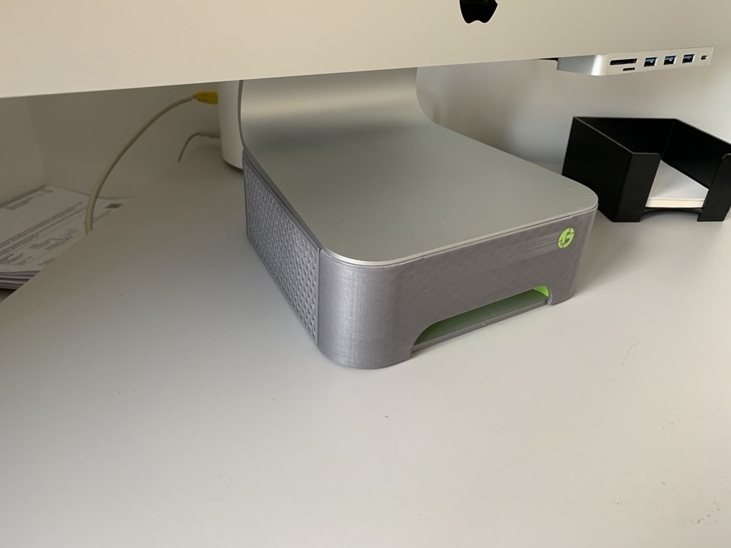 IMAC 21.5" stand riser by TJDesign | Download free STL model ...
