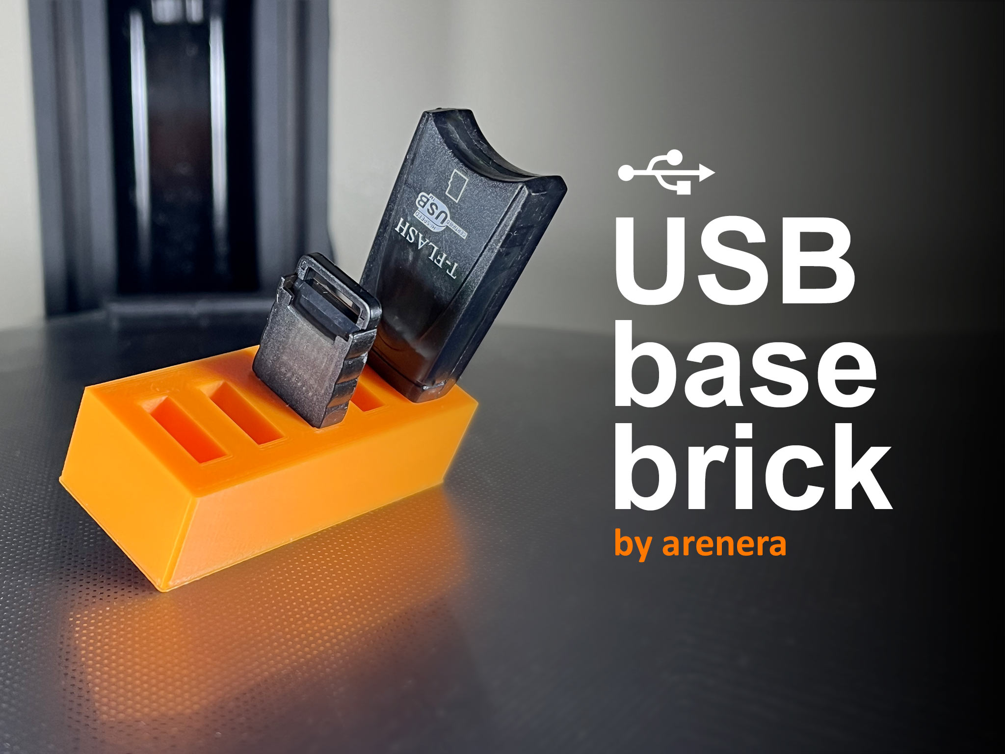 USB base brick by arenera | Download free STL model | Printables.com