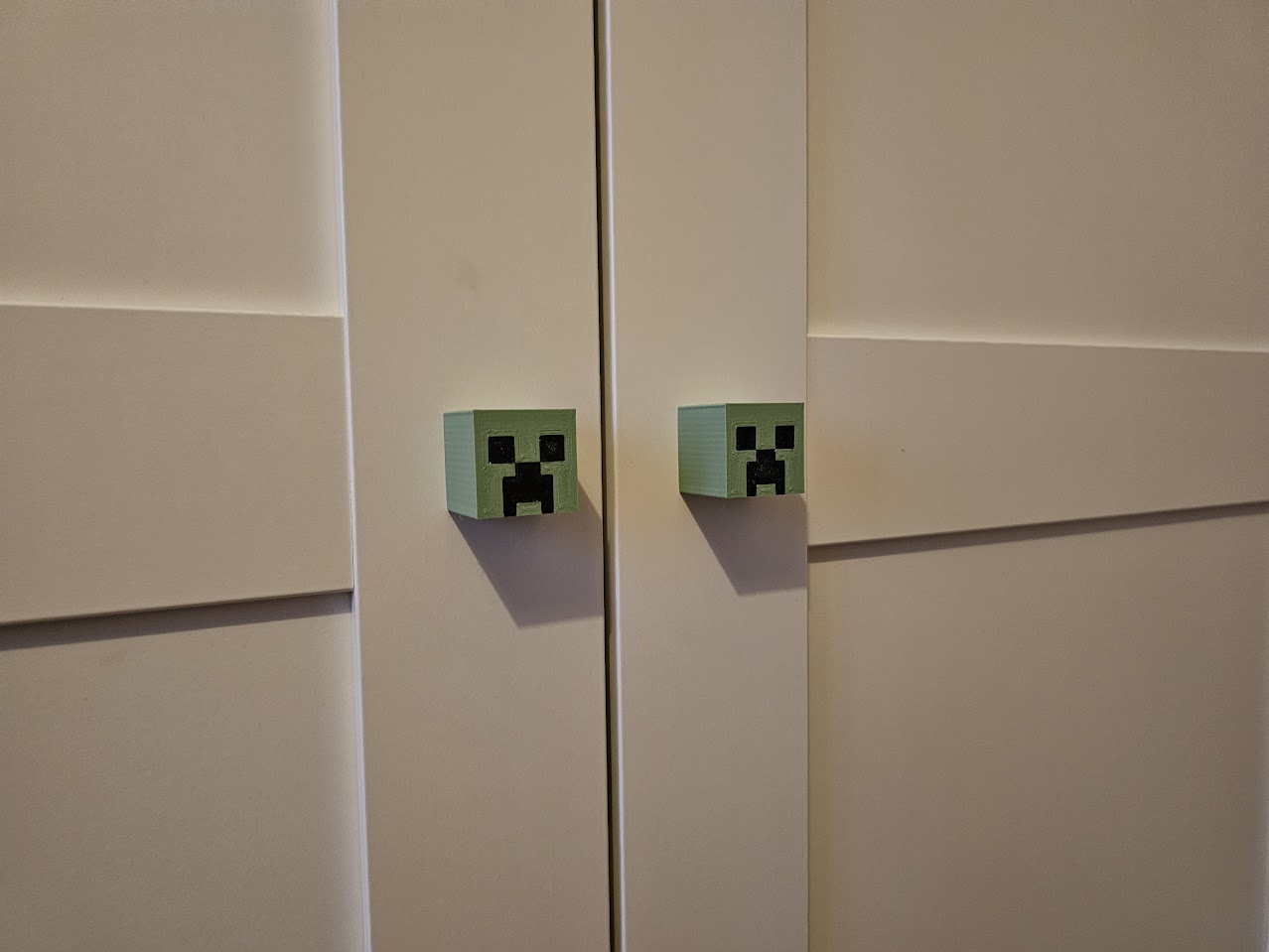 Minecraft Creeper Closet Knob por curcuz | Descargar modelo STL ...